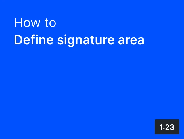 DeepSign signing area - Deepcloud